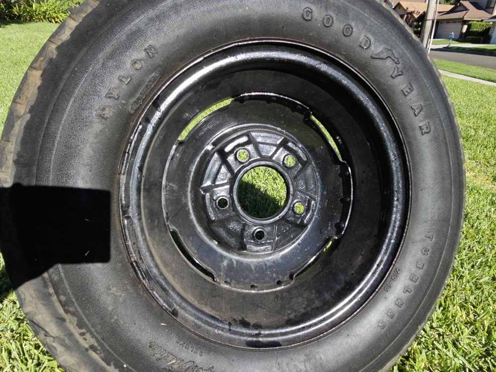 Various wheels from 1940 Ford Deluxe purchase - The Ford Barn
