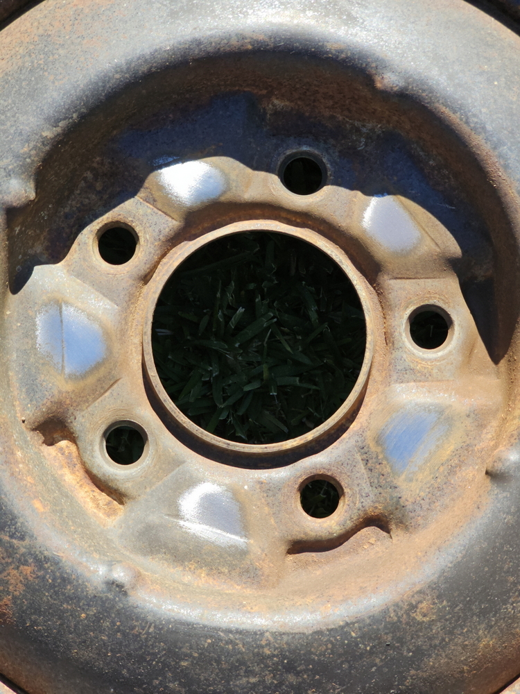 Various wheels from 1940 Ford Deluxe purchase - The Ford Barn