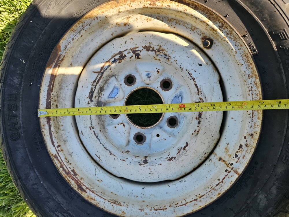 Various wheels from 1940 Ford Deluxe purchase - The Ford Barn